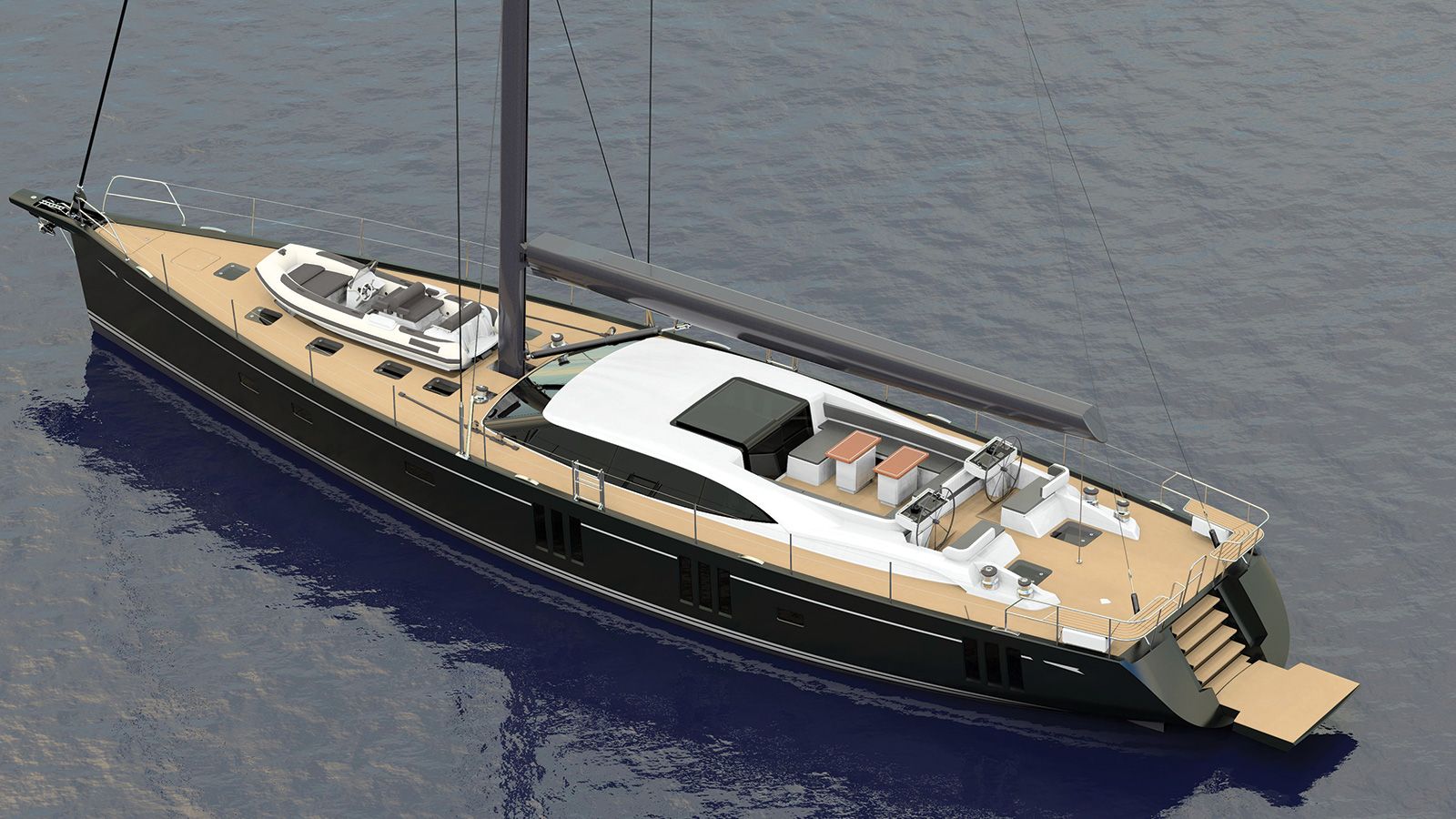 Oyster reveals details of 895 sailing yacht design